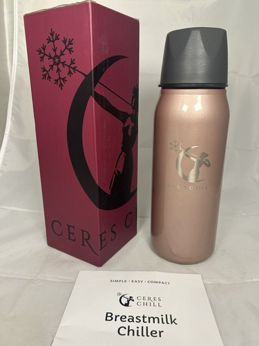 Ceres Chill Breastmilk Chiller Bottle Reusable Stainless Steel Rose ...
