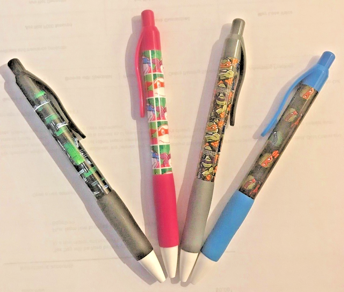 Teenage Mutant Ninja Turtles Click Pen TMNT Set or Single JAZZ STAPLES ...