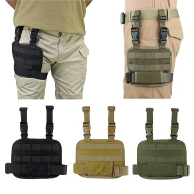 Tactical Molle Drop Leg Platform Thigh Rig with Adjustable Belt with ...