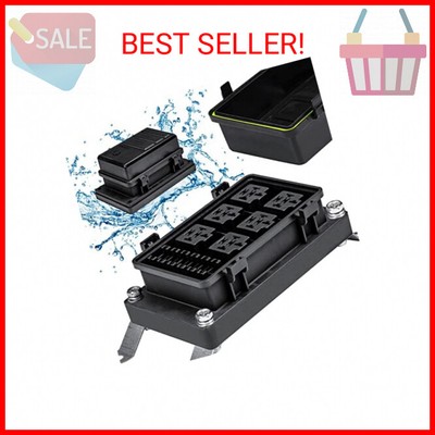 True Mods 12V DC Auto Waterproof Fuse 5-Pin Relay Box Block [6 Bosch ...