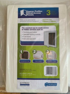 Gyproc Profilex Handi-Access Panel for Plasterboard/Wood Background ...