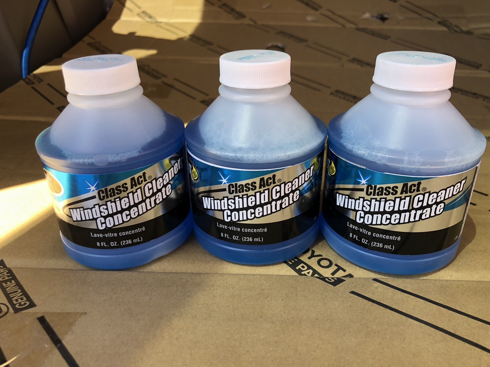 3x BG Class Act Concentrated Windshield Cleaner Washer Fluid 8oz Car ...