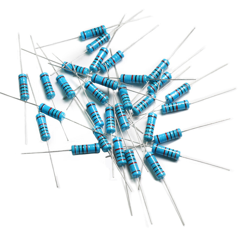 1ohm-1M ohm Metal Film Resistors 1/2W-1/25W Watt 1% Tolerance Many ...