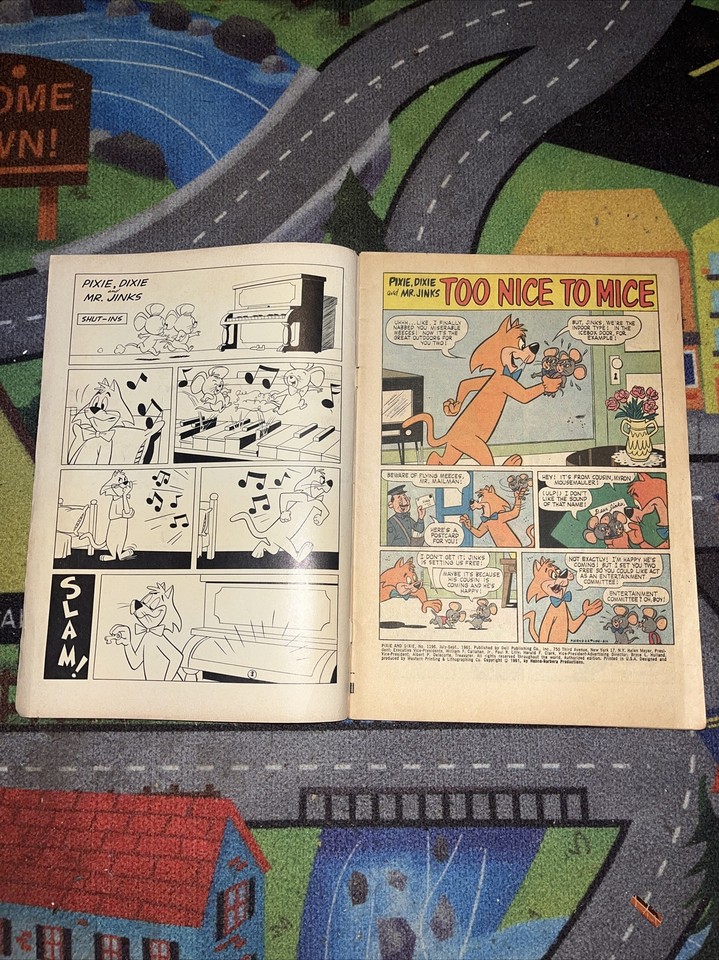 PIXIE AND DIXIE AND MR JINKS #1196 DELL/ 4-COLOR 1961 TV HANNA-BARBERA ...
