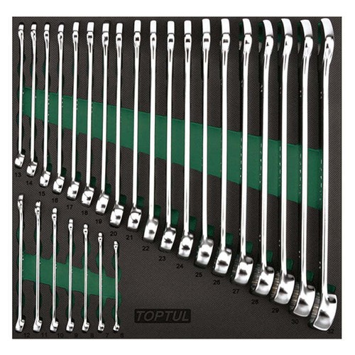 Toptul 26 Pce 15° Offset Pro-Line Combination Spanner Set - Metric ...