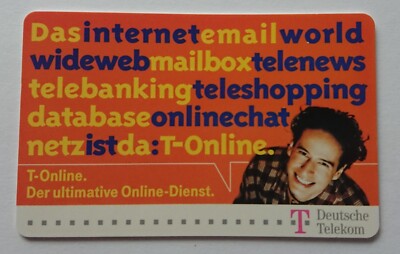 Phone card 12 DM Telekom T-Online Telebanking collection card | eBay