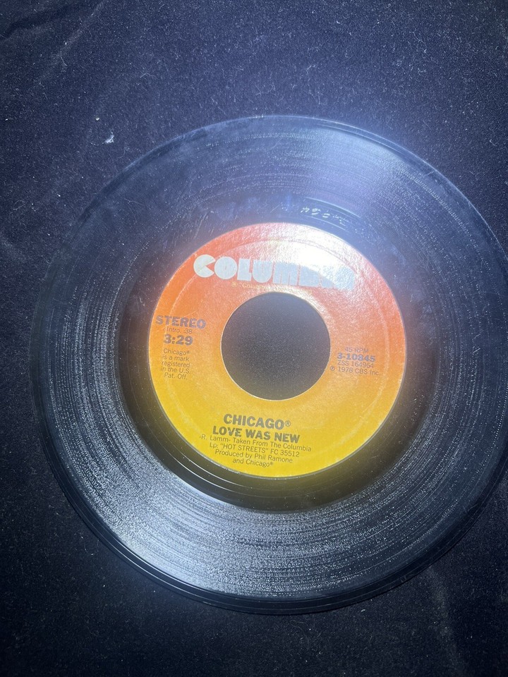 Chicago Alive Again Single 7" 45rpm Columbia Records 1978 | eBay