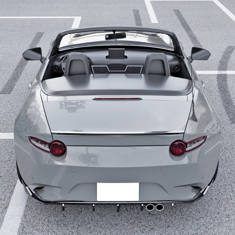 For 2016-2024 Mazda MX5 MX-5 Miata ND RF JDM GR Style Rear Diffuser ...