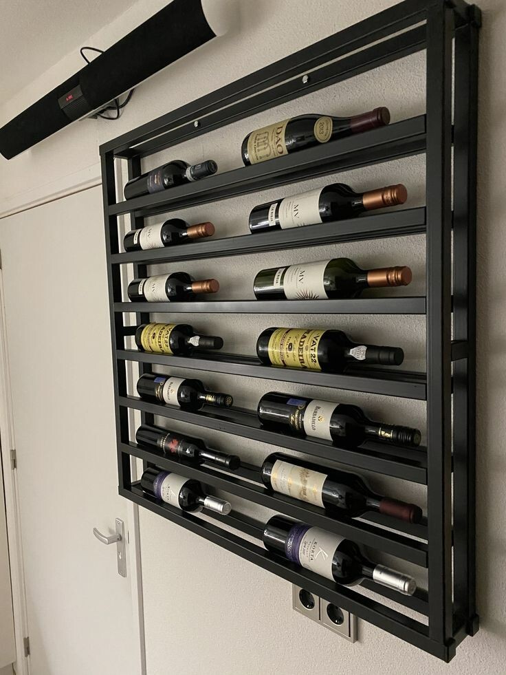 Metal Wine Rack, Steel Wine Rack, Industrial Wine Rack, 14 Bottles | eBay