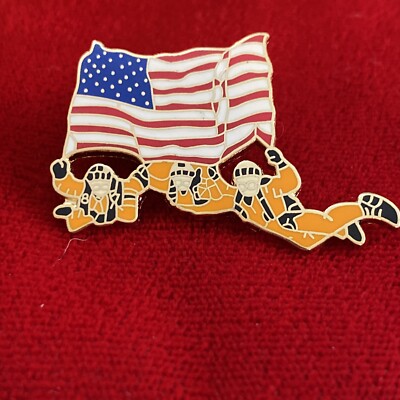 Skydivers Skydiving with American Flag Divers Stars Striped Souvenir ...