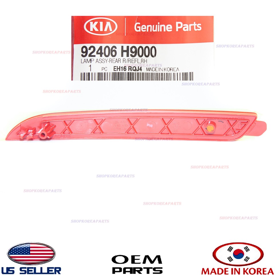 Genuine Bumper Reflector Rear RIGHT Passenger Side OEM KIA RIO ...