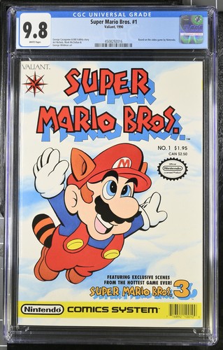SUPER MARIO BROS #1 CGC 9.8 White Pages 1st Super Mario Title *Low ...