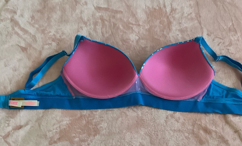 Victoria's Secret Wear Everywhere Wireless Push Up Bra 38D & Panty L ...