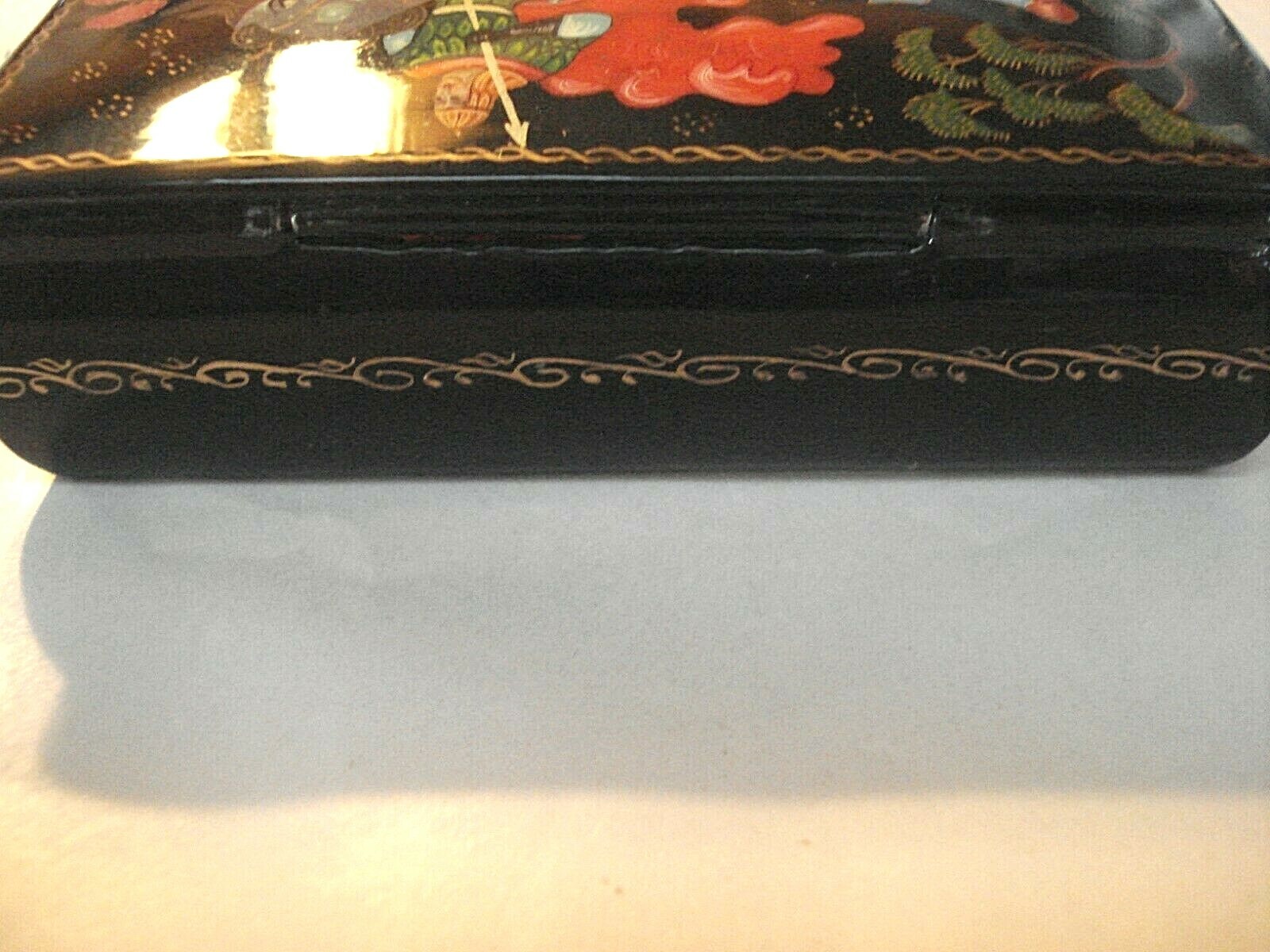 RARE Vintage Russian lacquered Beautiful Hand Painted FairyTale Signed ...