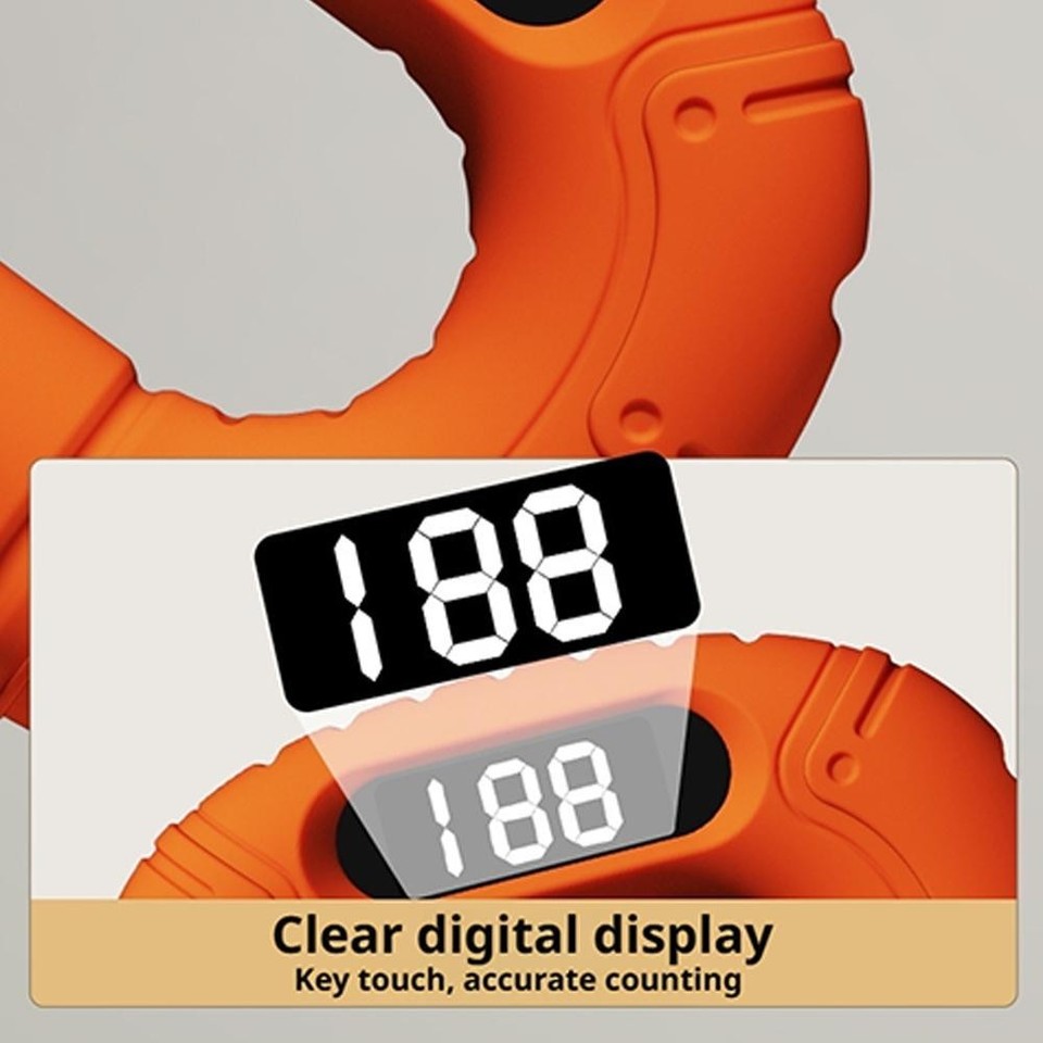 Finger Hand Exerciser Strengthener Silicone Grip Trainer Resistance ...