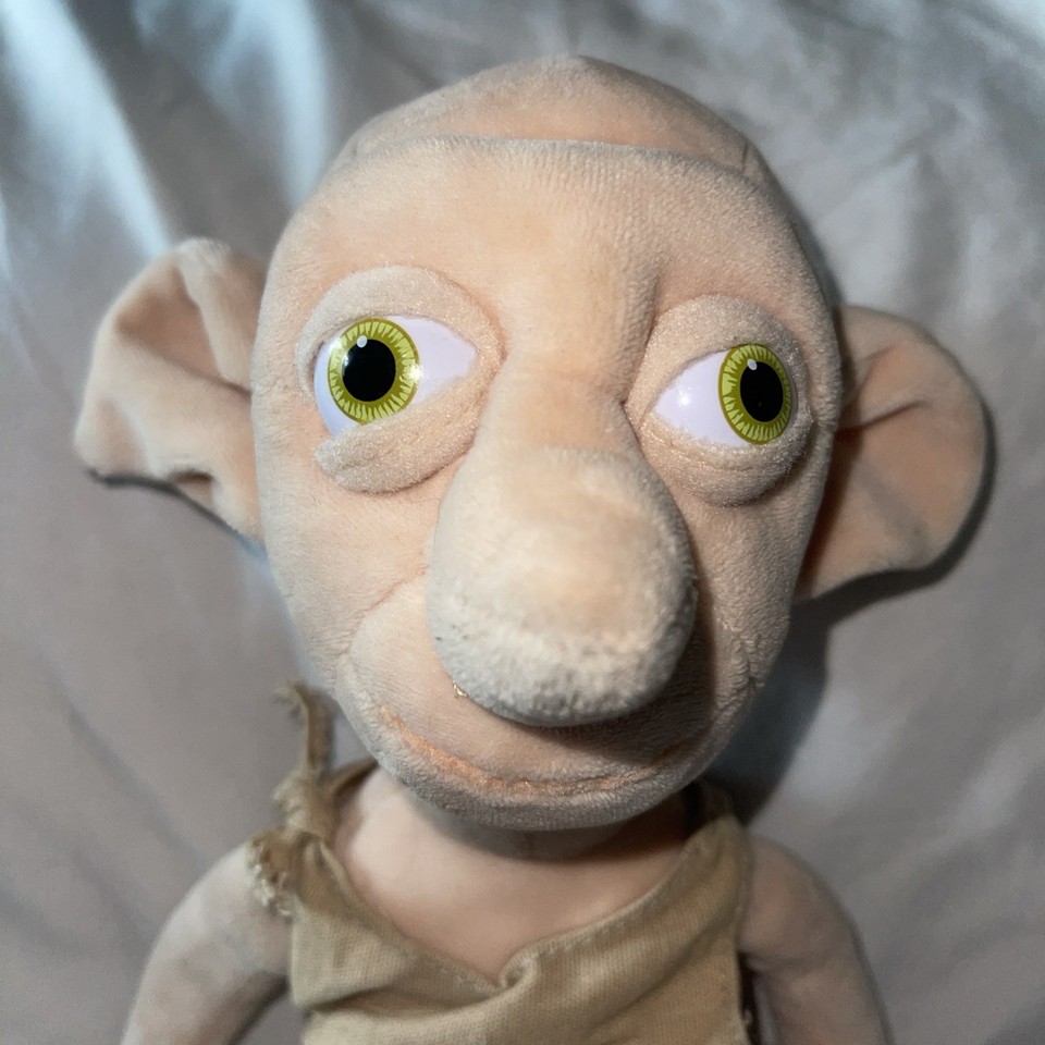“Dobby” Harry Potter Talking House Elf Plush Toy Wizarding World Works ...
