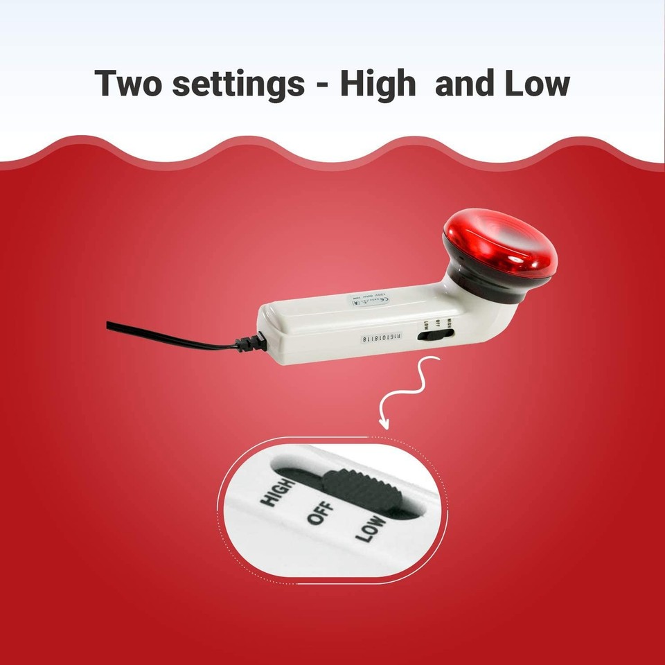 Portable Red Light Therapy Infrared Heating Wand by Infarex, Handheld ...