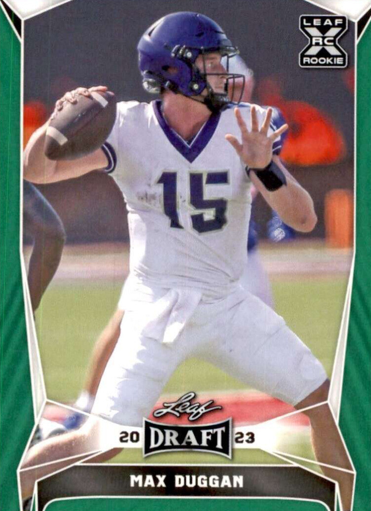 2023 Leaf Draft - Green #61 Max Duggan (RC) for sale online | eBay