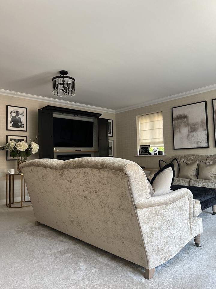 Neptune Olivia Sofa (x2) & FStool- Recently Reupholstered To Excellent Condition | eBay UK