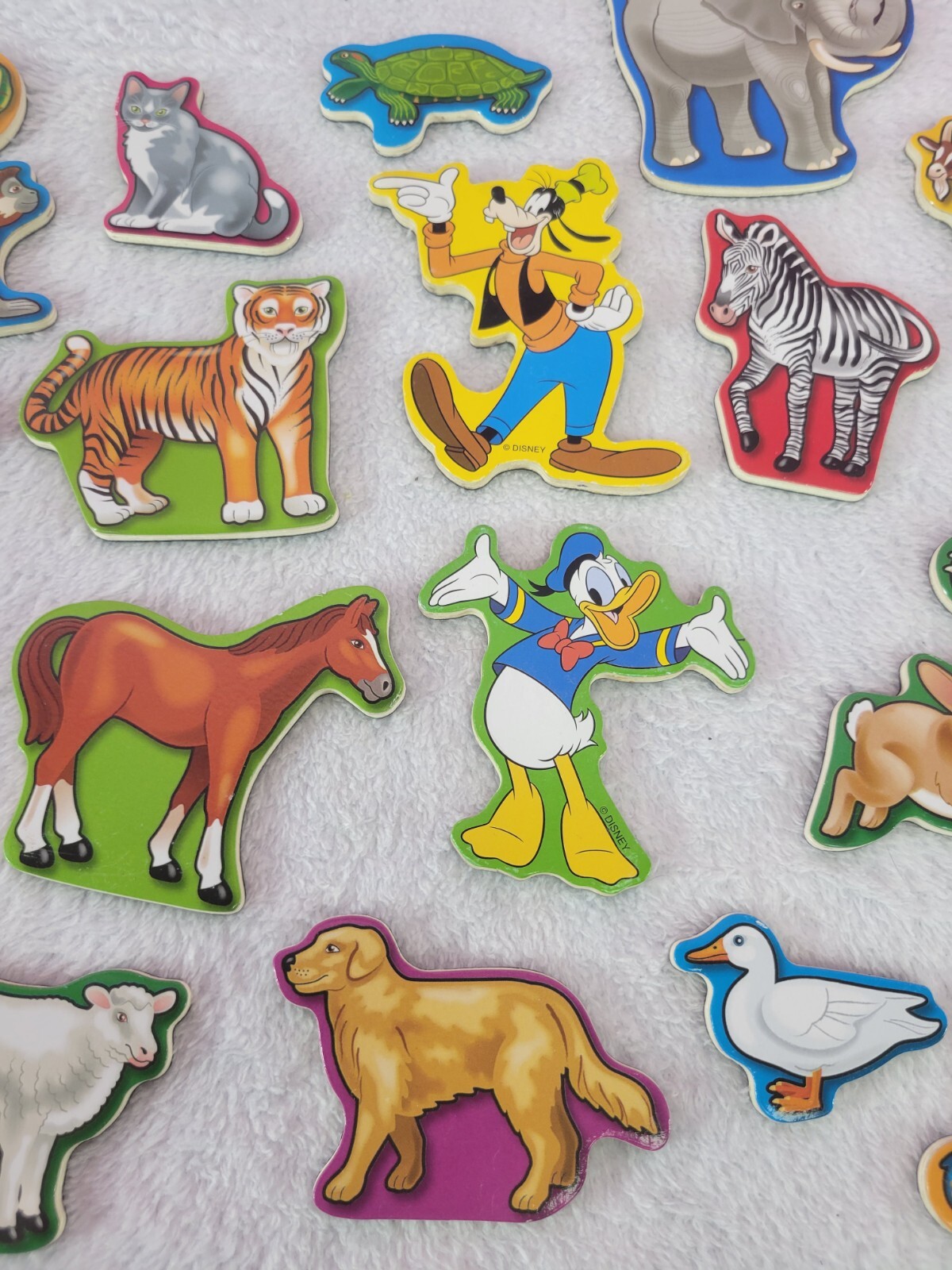 Melissa & Doug Wooden Animal Magnets Educational Learning Classroom 22 ...