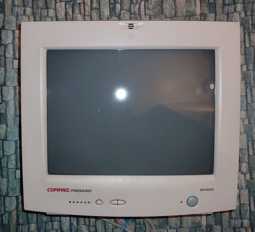 Compaq MV500 CRT Monitor 15" Retro Vintage Good Condition | eBay