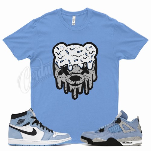 Carolina DRIPPY T Shirt for j1 4 University Blue 1 Hyper Royal UNC 1 3 ...
