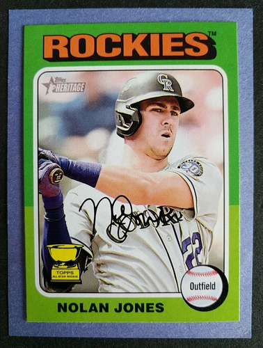 2024 Topps Heritage #315 ~ Nolan Jones ~ Rockies | eBay