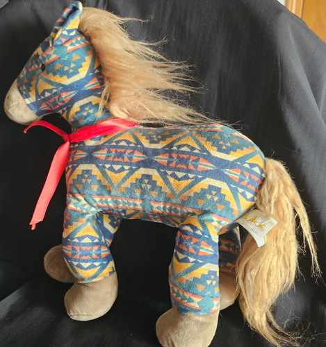 Pendleton "Bucky" Horse Bunnies By The Bay 13" Stuffed Animal Blue ...