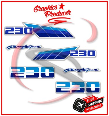 Suzuki LT230 Quadsport Decals Replica Full Set Graphics Sticker 85 ...