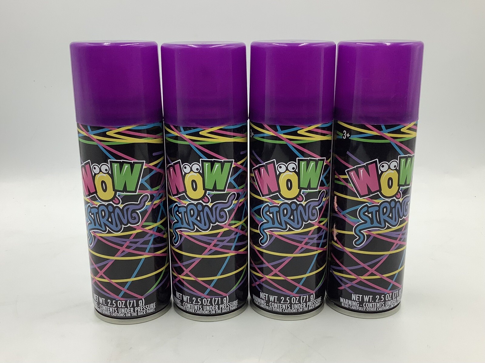 4 NEW 3.5 OZ CAN OF PURPLE WOW (SILLY) STRING CANS | eBay