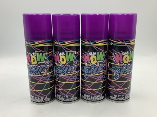4 NEW 3.5 OZ CAN OF PURPLE WOW (SILLY) STRING CANS | eBay