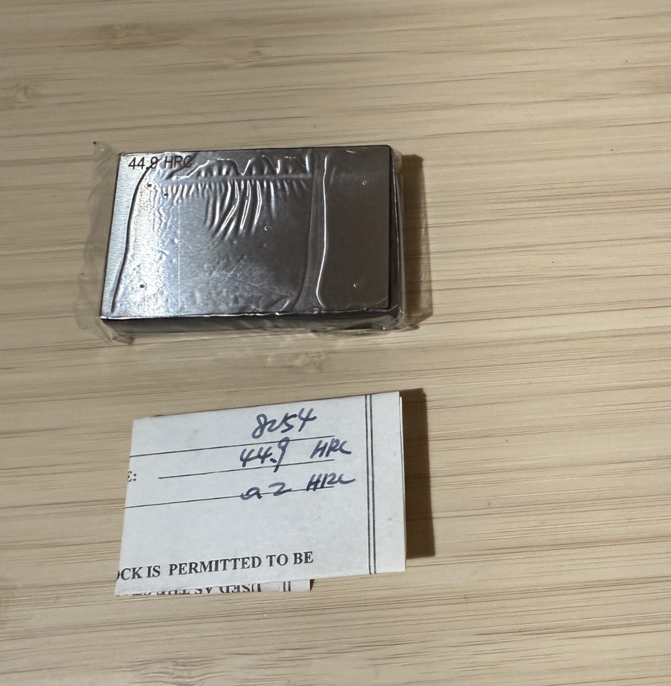 One Rockwell C Scale ("medium" 43-46 HRC), Hardness Calibration Test ...