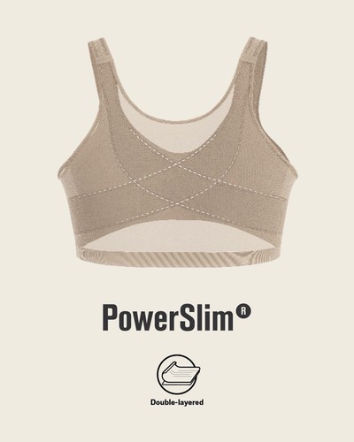 Leonisa Women Posture Corrector Back Support Wireless Bra Beige Sz 38 C ...
