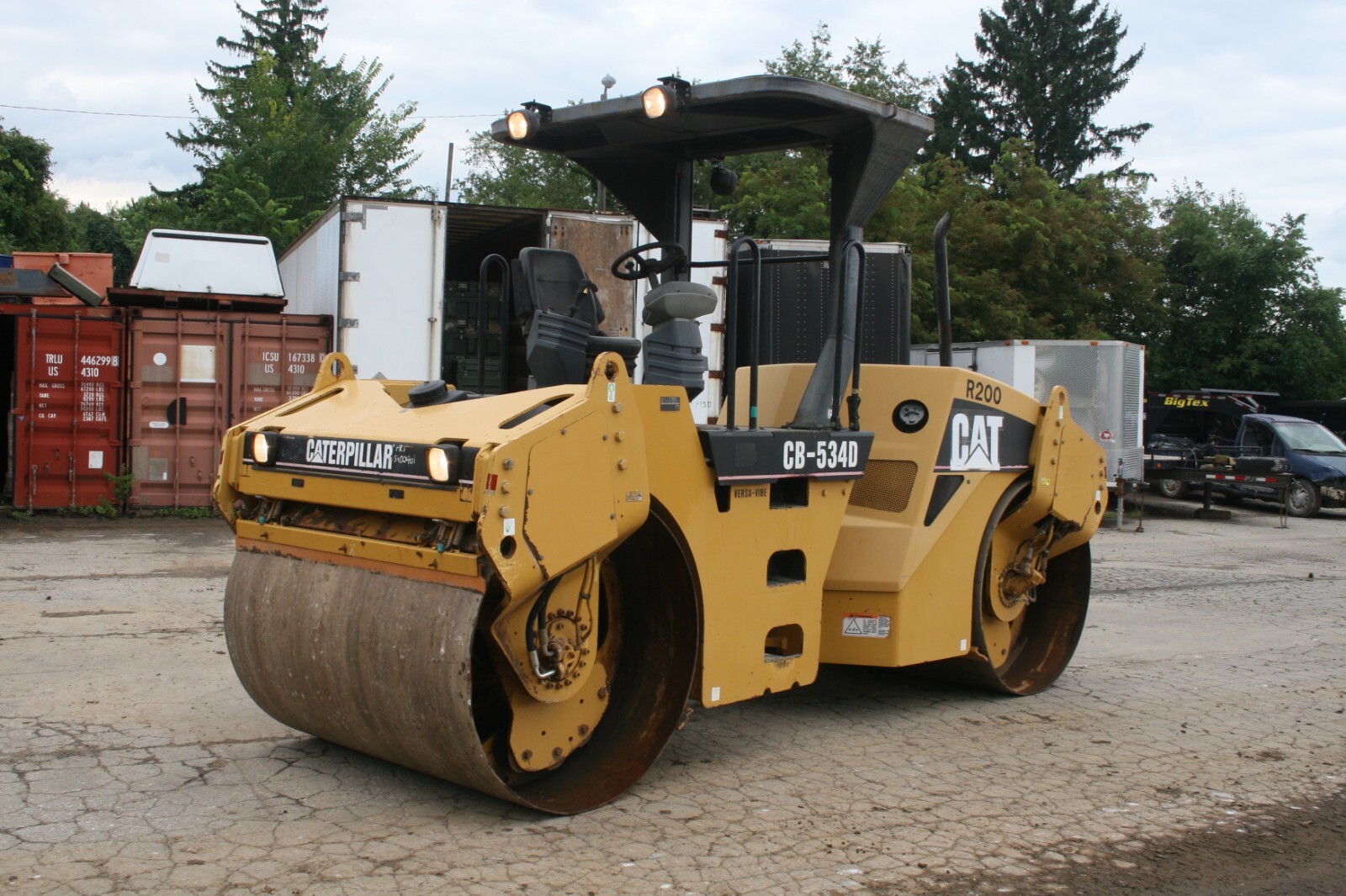 CAT CB-534D Vibratory Smooth Drum Roller 67" Width 130HP 3054C ...