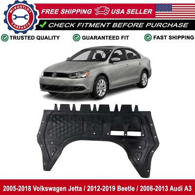 Front Engine Splash Shield Under Cover For 2005-14 Volkswagen Jetta ...