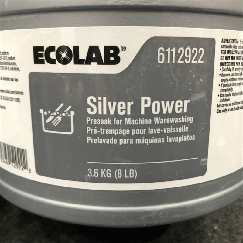 Ecolab 6112922 Silver Power Flatware Presoak for Machine Warewashing ...
