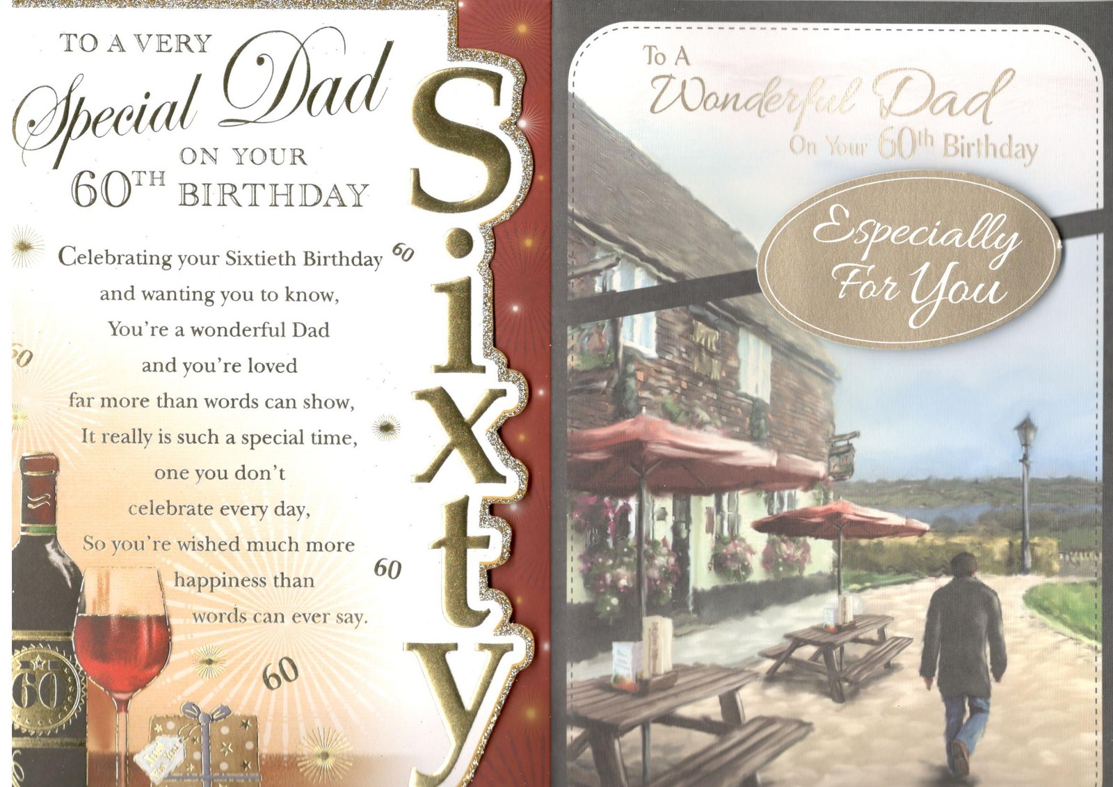 60th Birthday For Dad Various Designs To Choose From, Modern ...