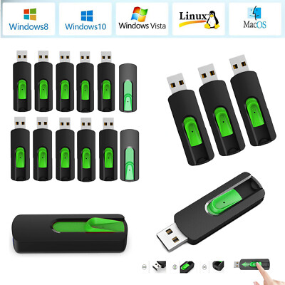 USB Stick 32GB 64GB 128GB Lot Flash Drive Memory Stick USB 2.0 Thumb ...