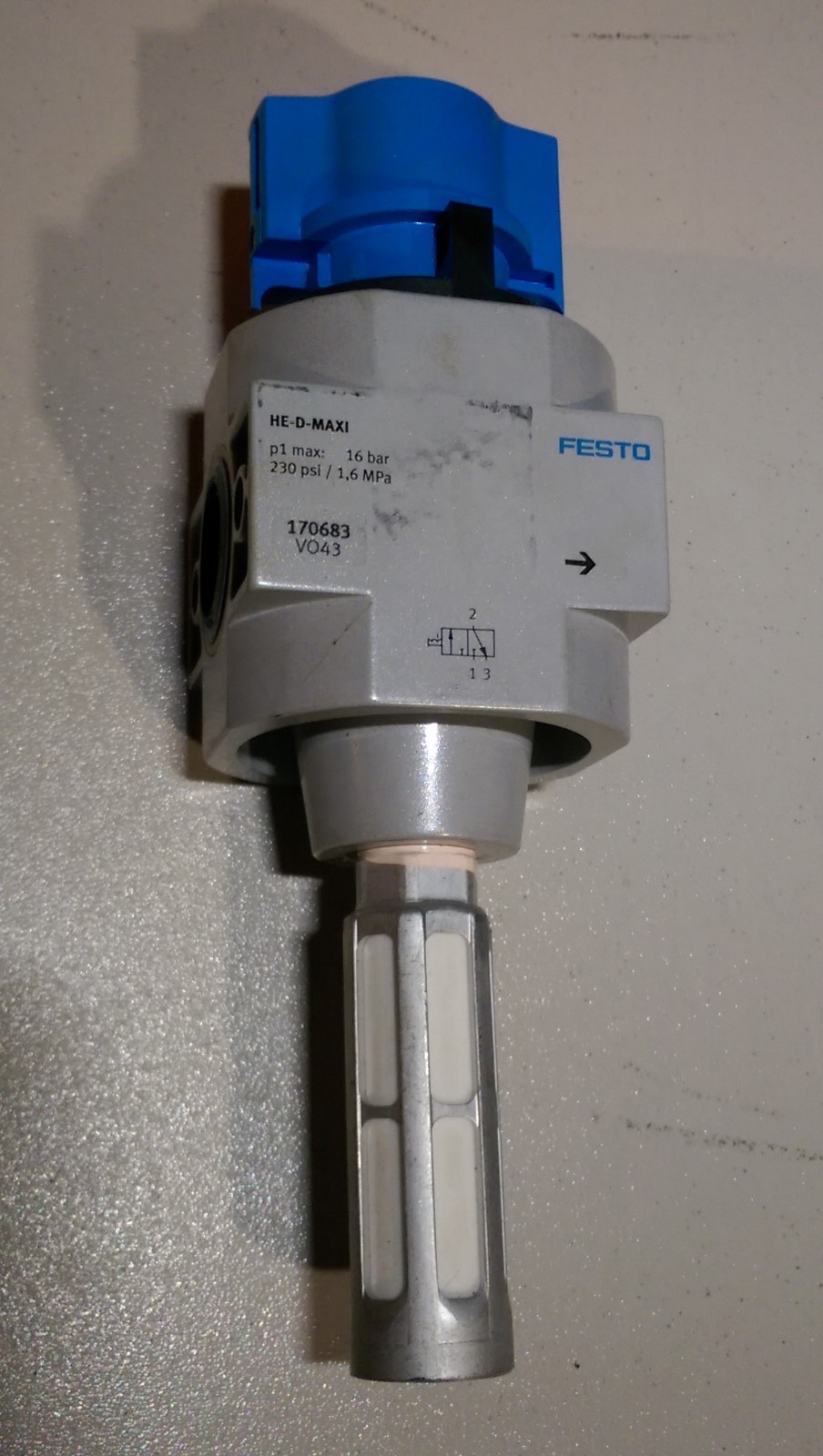 HE-D-MAXI Festo soft start valve 170683 , with silencer U-3/8-B | eBay