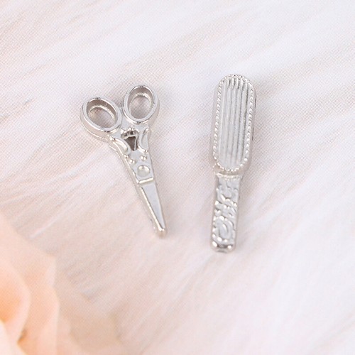 4pcs/set 1:12 Dollhouse Miniature Practical Bathroom Accessory Comb ...