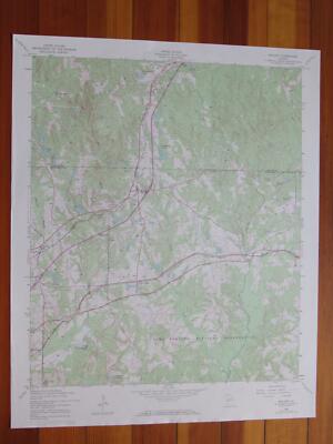 Midland Georgia 1970 Original Vintage USGS Topo Map | eBay
