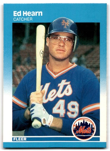 1987 Fleer Ed Hearn Rookie New York Mets #10 | eBay
