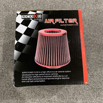 Racing Air Filter Super Power Flow Red | eBay