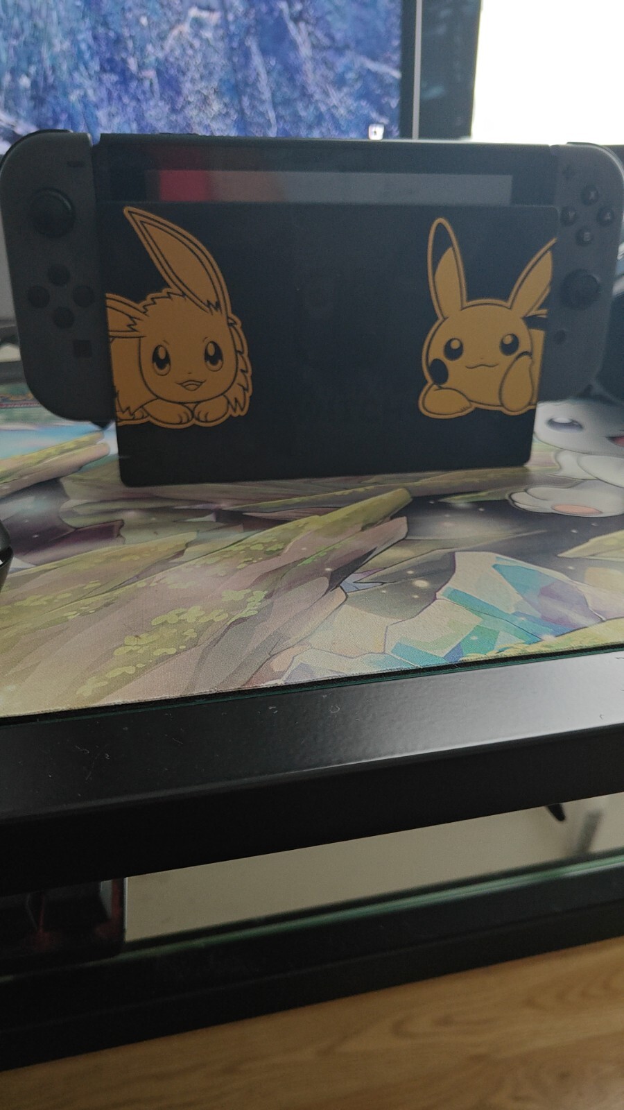 Nintendo Switch Console System Pokemon Lets Go Eevee Pikachu Edition ...