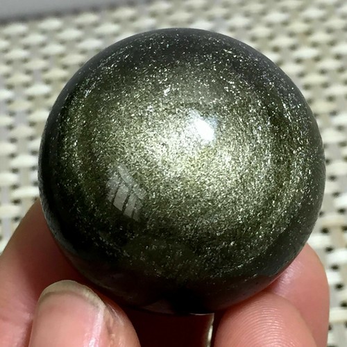 Golden !! NATURAL CATS EYE OBSIDIAN QUARTZ CRYSTAL SPHERE BALL RARE | eBay