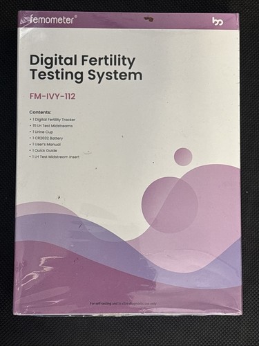 Femometer Digital Fertility Testing Tracker System Bluetooth &15 LH ...