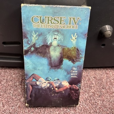 VTG Curse 4 Ultimate Sacrifice VHS 1993 Horror Gore Cult RARE Halloween ...