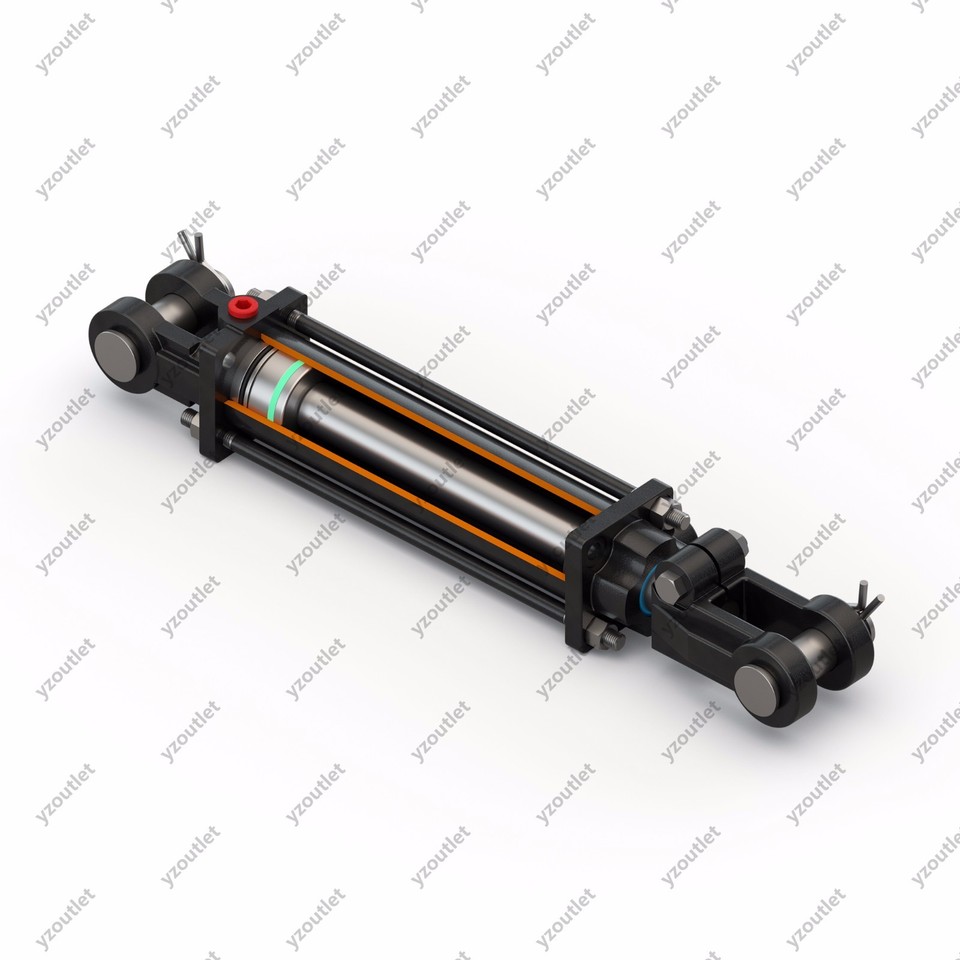 3" Bore, 16" Stroke, Tie Rod Hydraulic Cylinder | eBay
