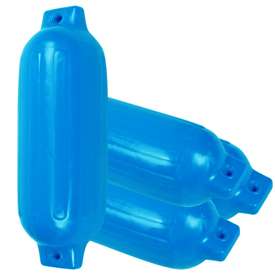 4PCS 5.5"x20" Ribbed Marine Boat Fenders Vinyl Bumper Dock Shield ...