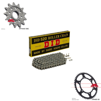DID Offroad Chain & JT Sprocket Kit OFR-KIT/JTF1446SC.13-JTR460.50 ...